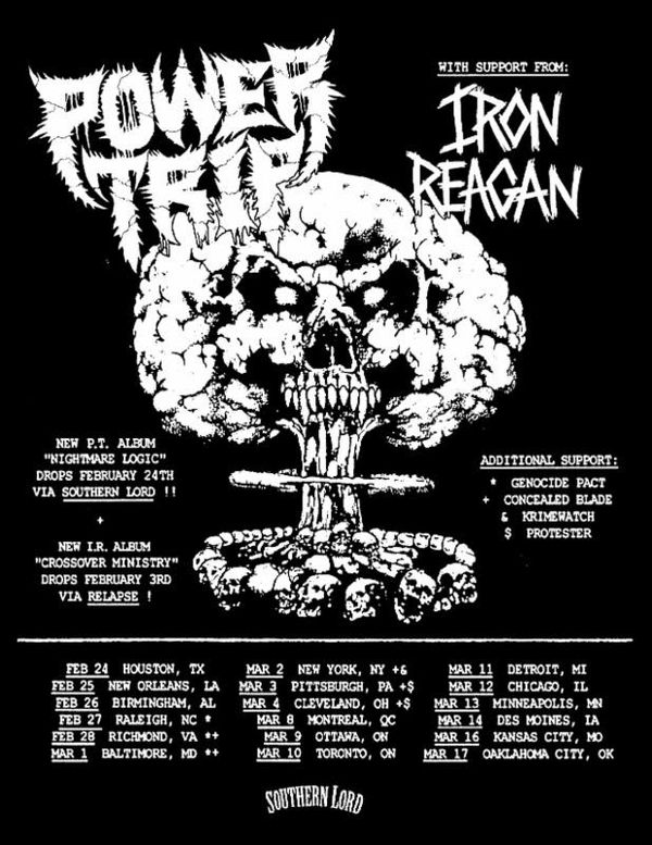 Power Trip Announce North American Tour – Digital Tour Bus